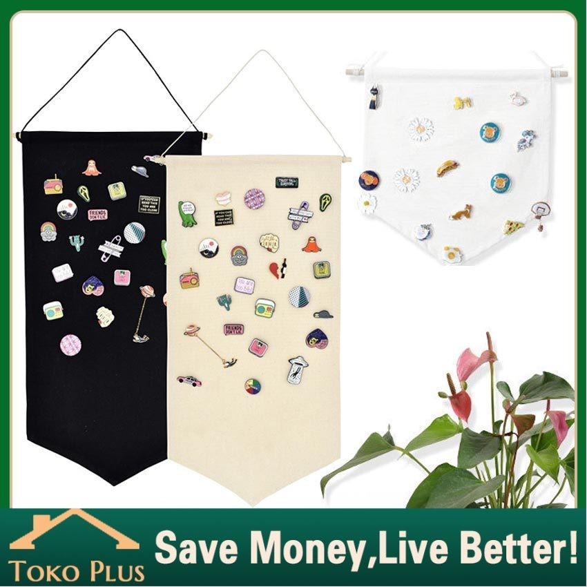 Jual Tempat Bros Pin Souvenir Organizer Display Hanging Cloth Pin ...