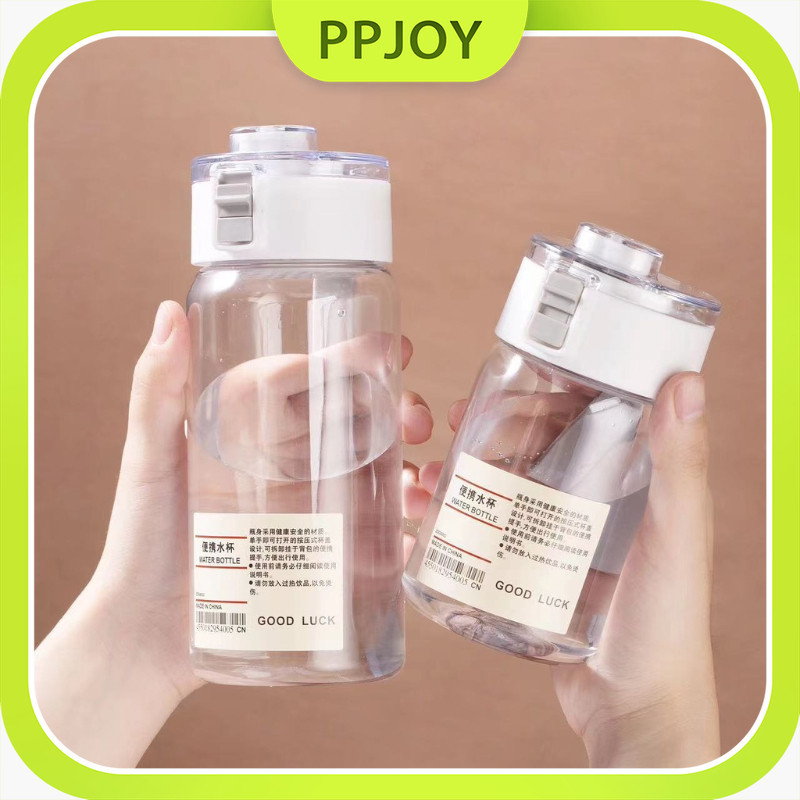 Jual Botol Minum Putih Transparan/Botol Minum 1 Liter / Bening Estetik Botol Air Minum 550 800 ...