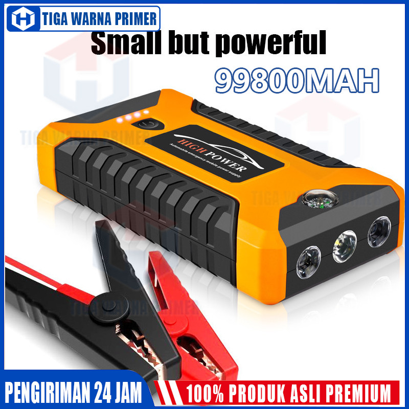 Jual 99800mAh Power bank Jumper Aki Mobil 12V 600A USB Jamper aki Alat ...