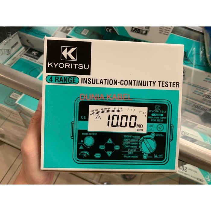 Jual Digital Insulation Continuity Tester / Megger Kyoritsu 3023a ...