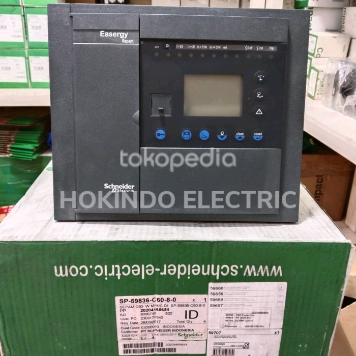 Jual SCHNEIDER SEPAM SERIES 60 SCHNEIDER SP-59836-C60-8-0 SEP363 ...