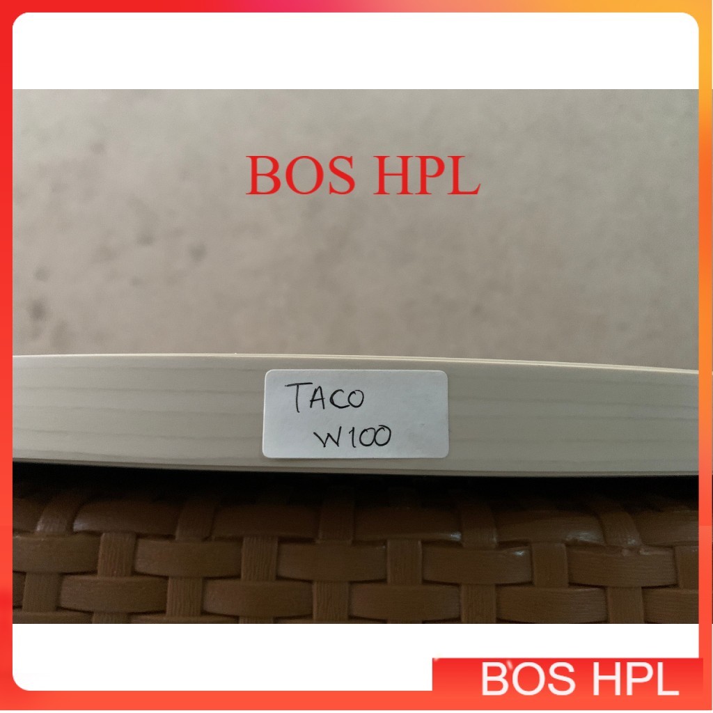 Jual Per 5 Meter Edging Taco W 100 1 x 22 Mm Woodgrain HPL 100 2 Cm Woodgrain | Shopee Indonesia