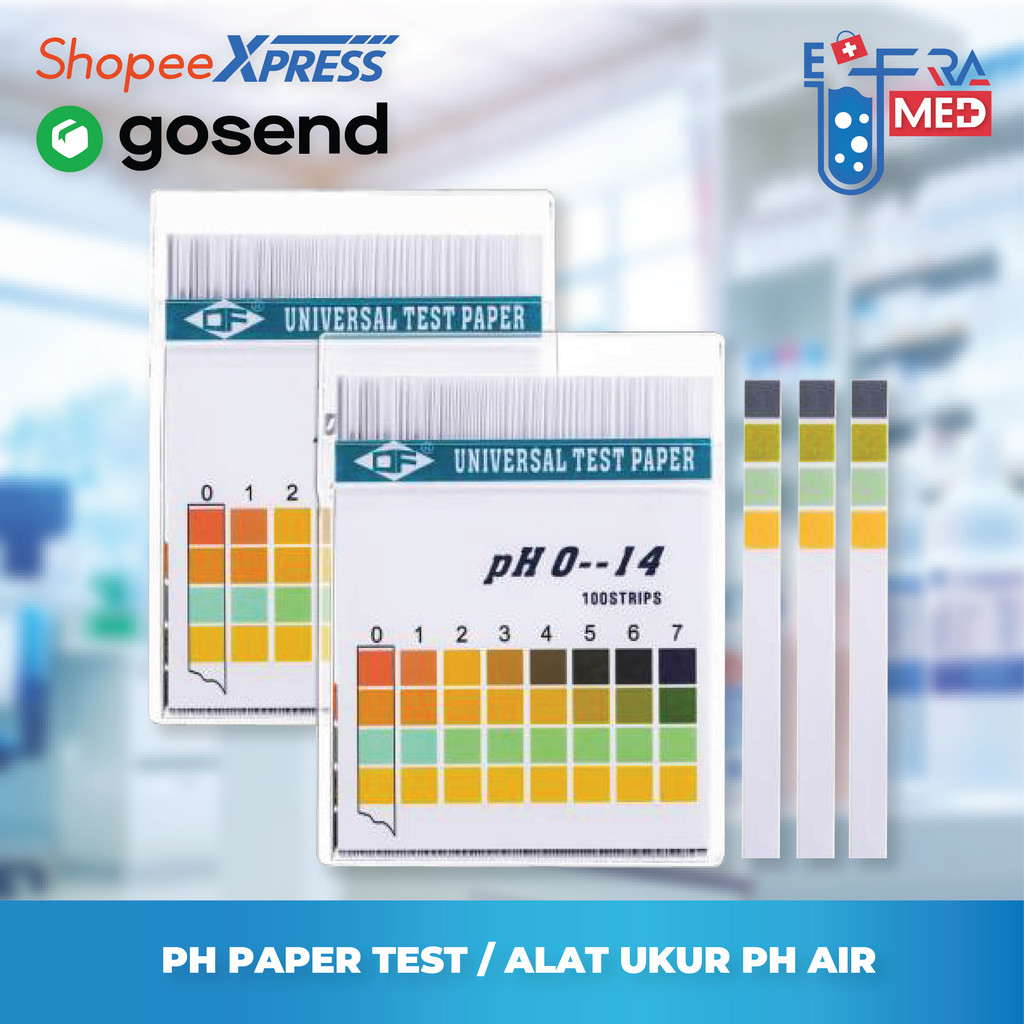 Jual kertas ph alat ukur air minum kadar asam basa Ph Indicator Paper 0 ...