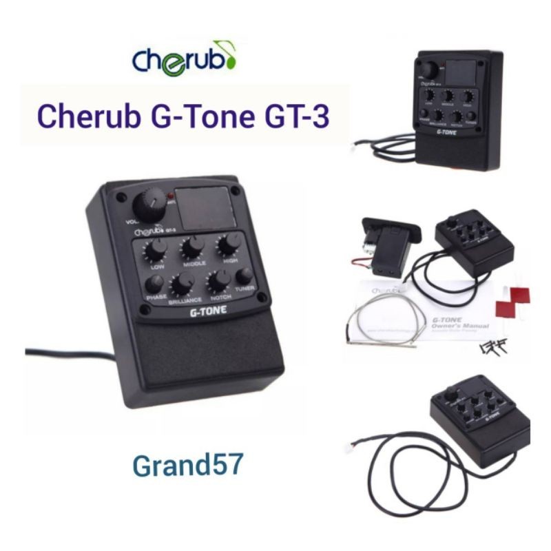 Jual Preamp Cherub G-Tone GT-3 Gtone 3 GT3 G Tone 3 GT 3 Band Equalizer ...