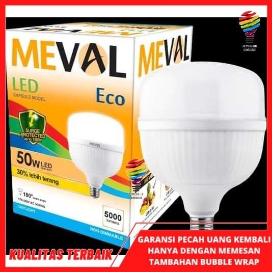 Jual LAMPU LED KAPSUL ECO 5W 10W 15W 20W 30W 40W 50W MEVAL LED CAPSULE ...