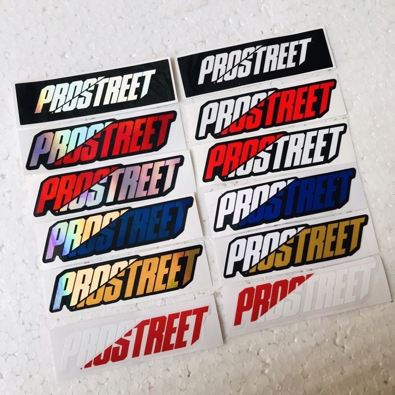 Jual Stiker Prostreet Hologram Orajet Cutting Laminasi Glossy | Shopee ...