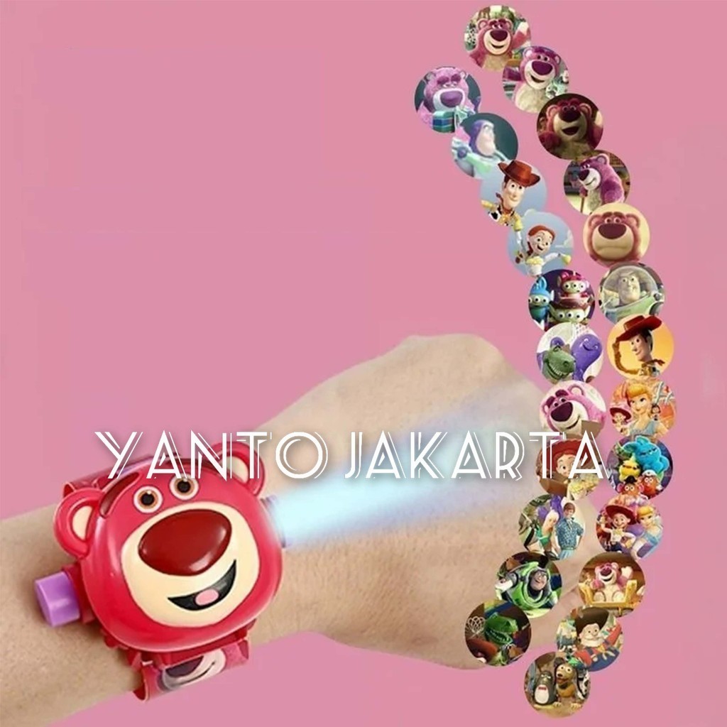 Jual Jam tangan anak lotso laser proyektor 24 gambar | Shopee Indonesia