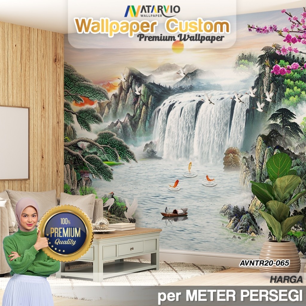 Jual Wall Banner Dinding | Wall Banner Ruang Tamu | Wall Banner Motif ...