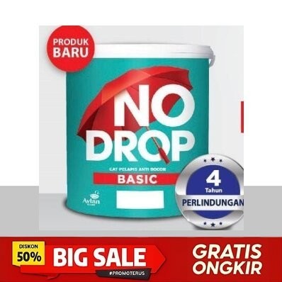 Jual No Drop BASIC Cat Waterprofing 1 kg Pelapis Anti Bocor Avian | Shopee Indonesia