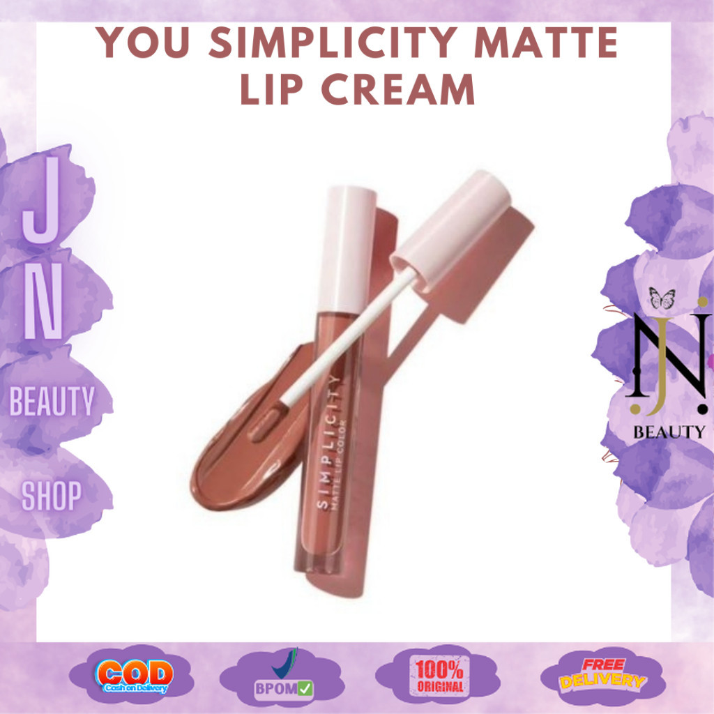 Jual YOU SIMPLICITY MATTE LIP CREAM TRANSFERPROOF & RINGAN | Shopee ...