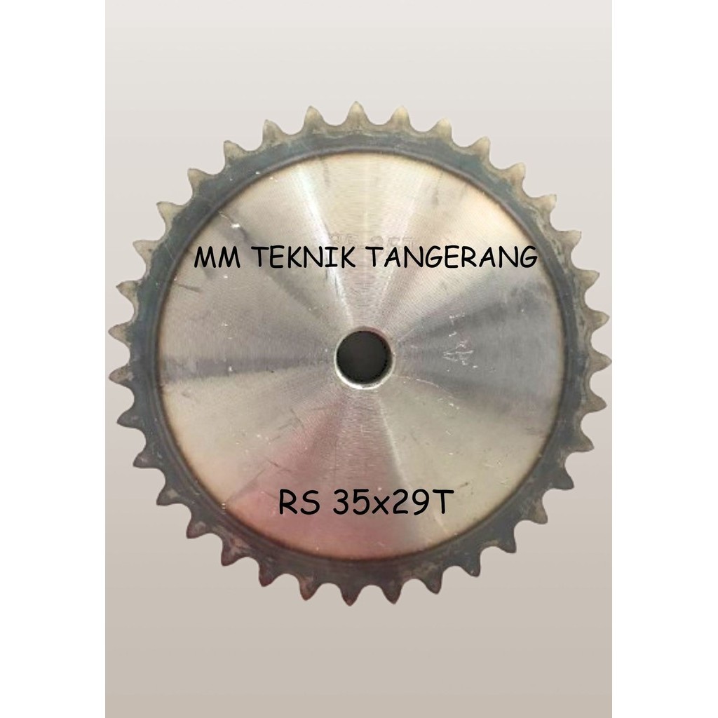 Jual Sprocket RS 35 x 29 T Gear Rantai Single Gir gigi Z 29T RS35 -1 35Z29 35X29T 35-1 tipe B ...