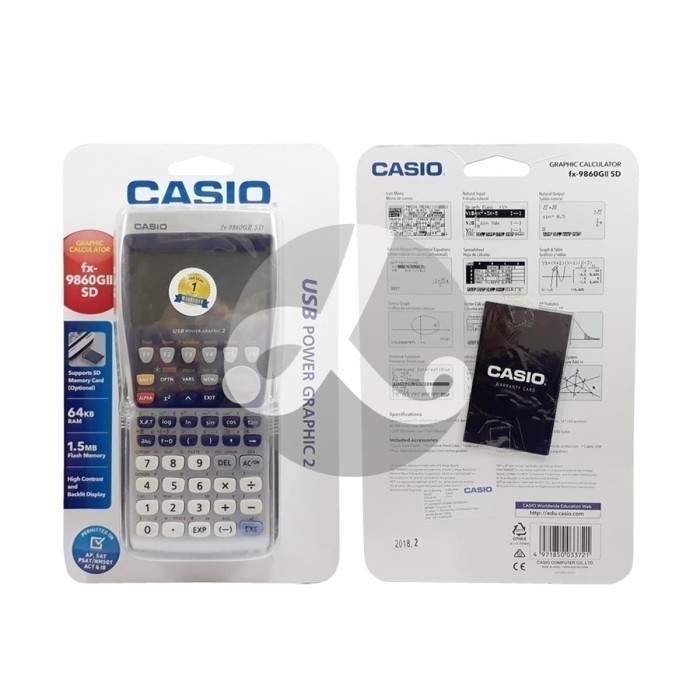 Jual Kalkulator Casio FX-9860 GII Scientific Calculator FX-9860GII ...