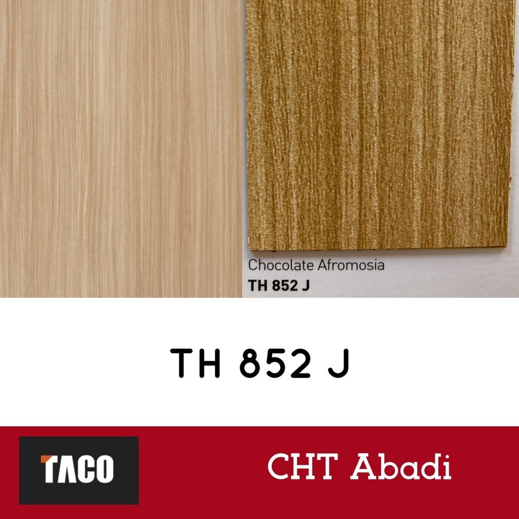 Jual TACO HPL Chocolate Afromosia TH 852J (HARGA BELUM TERMASUK ONGKIR ...