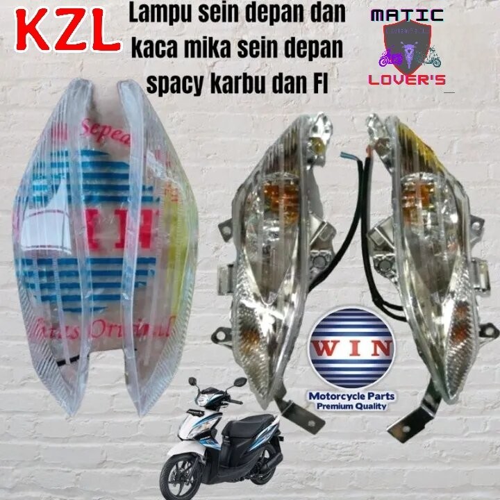 Jual mika sein atau sen riting depan spacy KZL kanan dan kiri merk win | Shopee Indonesia