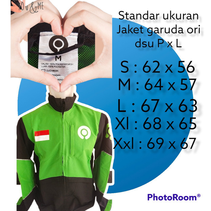 Jual jaket gojek garuda original - Hijau, L | Shopee Indonesia