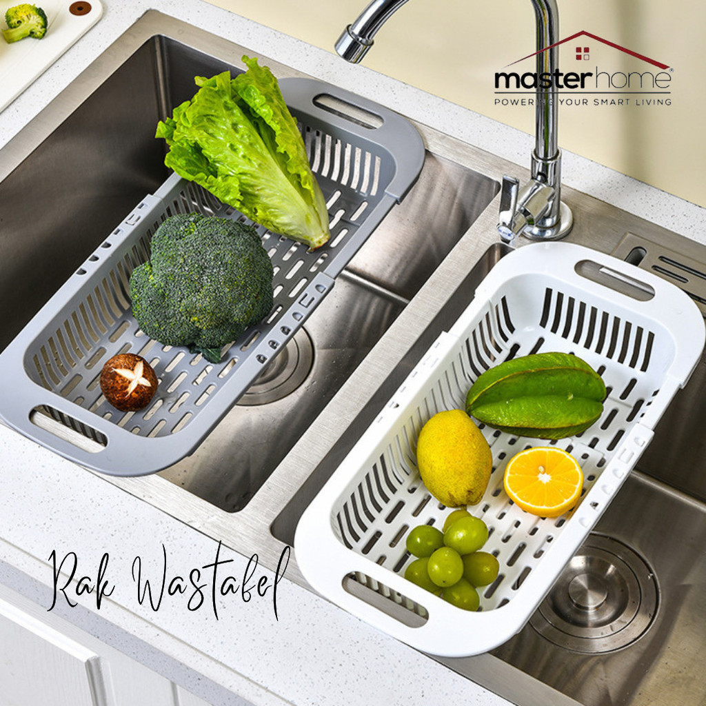 Jual Masterhome Keranjang Wastafel Sink | Saringan Pencuci Buah Satur ...