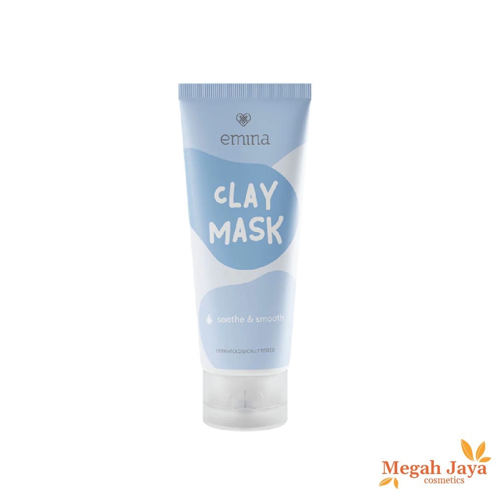 Jual EMINA CLAY MASK SOOTHE AND SMOOTH 60 ML (BIRU) | Shopee Indonesia