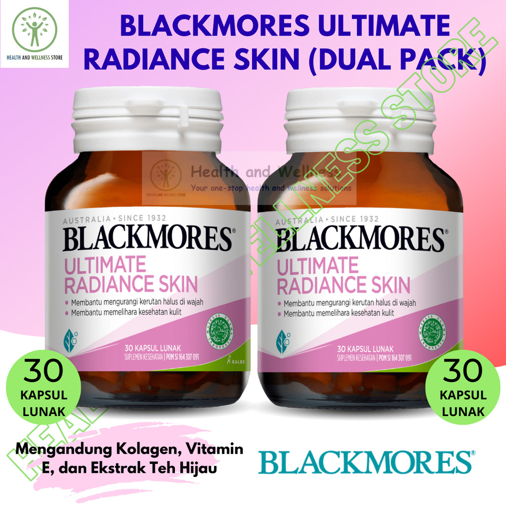 Jual Blackmores Ultimate Radiance Skin 30 Tablet Dual | Shopee Indonesia