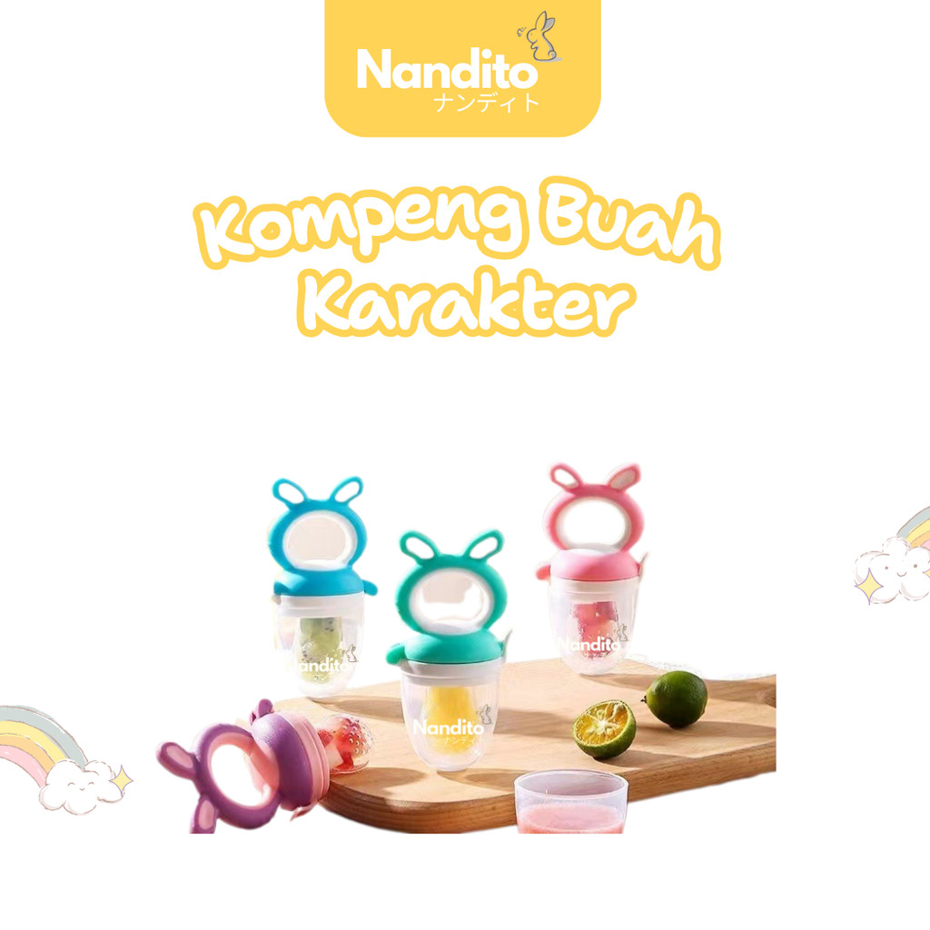 Jual [ND] Nandito Kompeng Buah Karakter Kelinci / Kompeng Buah | Shopee ...