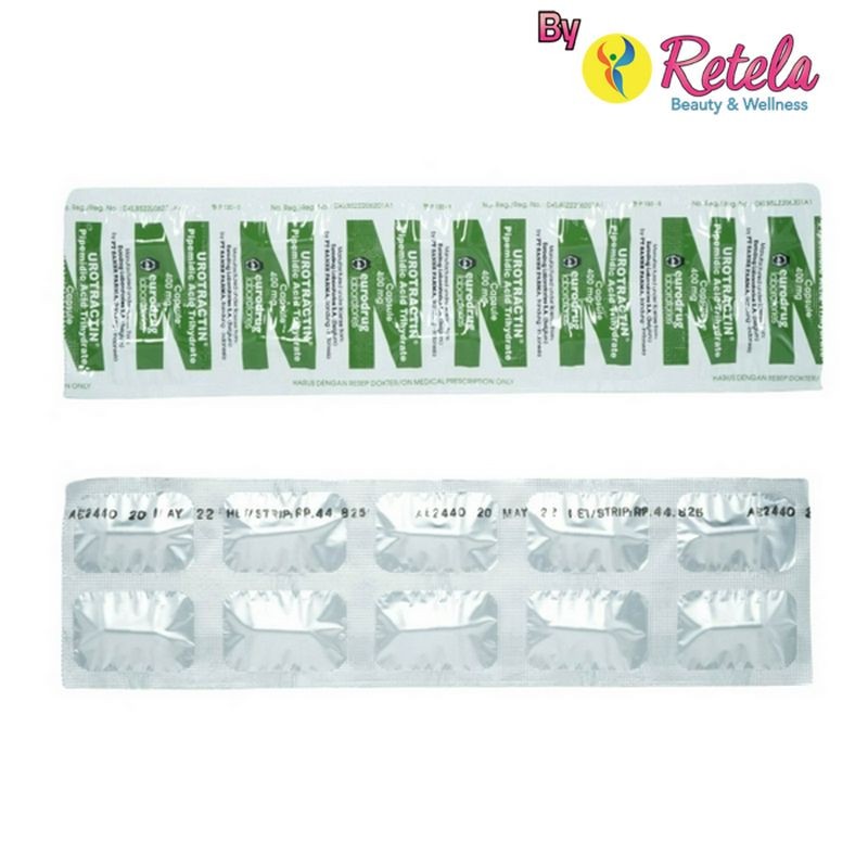 Jual UROTRACTIN 400MG 1 STRIP ISI 10 TABLET | Shopee Indonesia