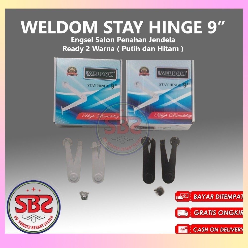 Jual WELDOM Engsel Salon Penahan Jendela 9” / IGM Engsel Salon 9" BESI ...