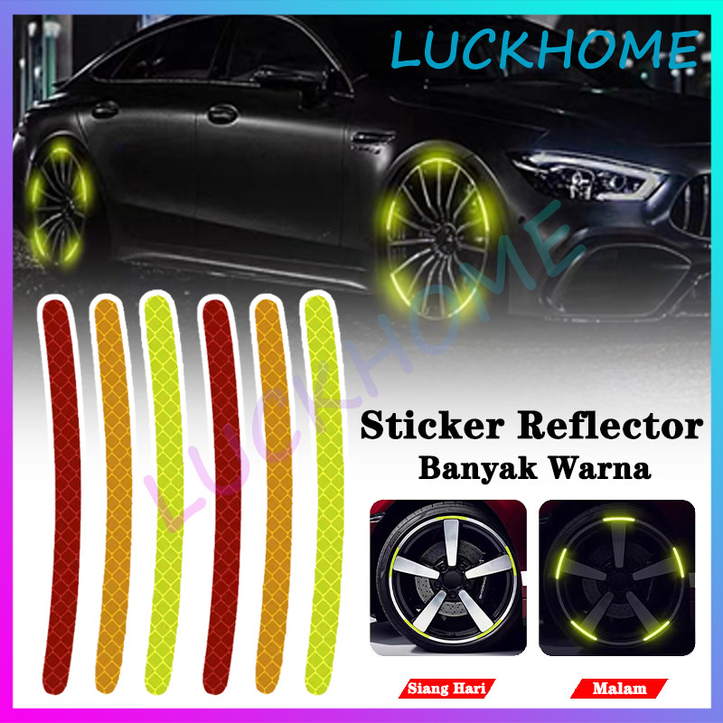 Jual Stiker Reflektor Velg Mobil Motor 20PCS List roll velg Stiker ...