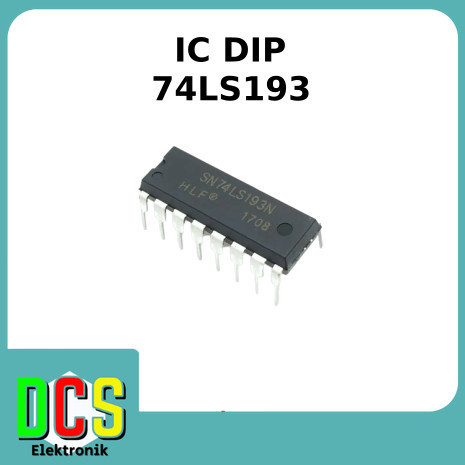 Jual IC 74LS193 74193 DIP Synchronous 4-Bit Binary Counter with Dual ...