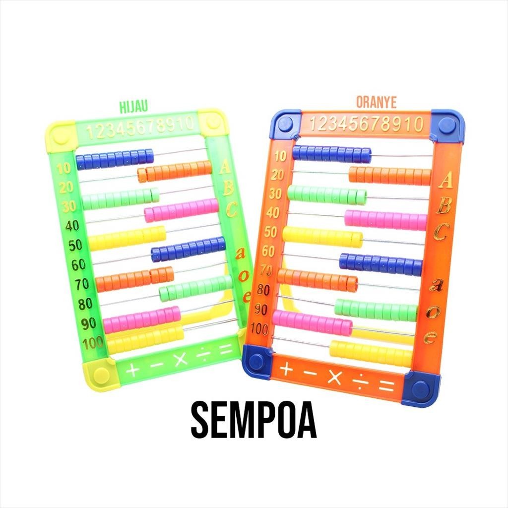 Jual [ES.JKT]Sempoa Besar +Penyangga / Sempoa Abagus 15.5*22cm/ Sempoa ...