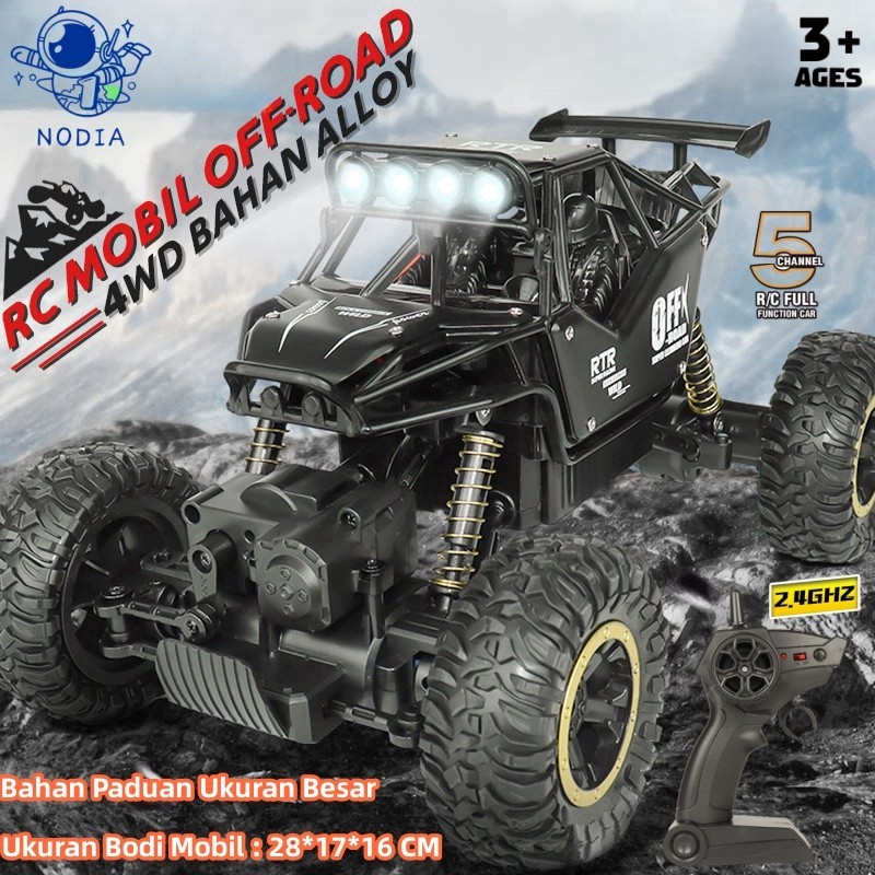 Jual NODIA 2.4Ghz Mainan Mobil Remote Control/1:16 Bahan Paduan Ukuran Besar Bodi Mobil/4WD RC ...