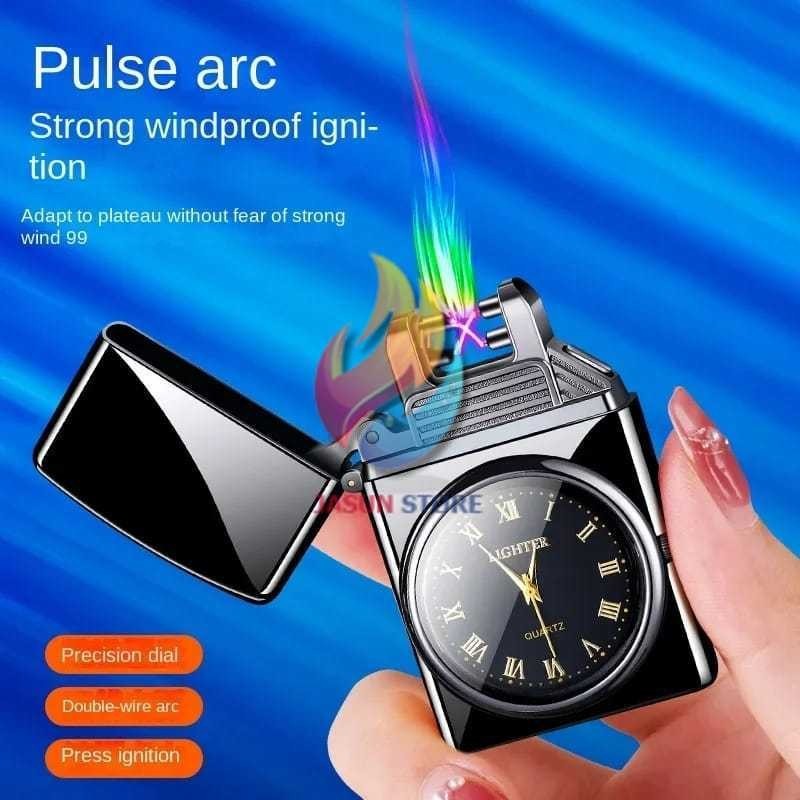 Jual KOREK API PLASMA PLUS JAM KOREK API ELEKTRIK USB CHARGER TANPA ...