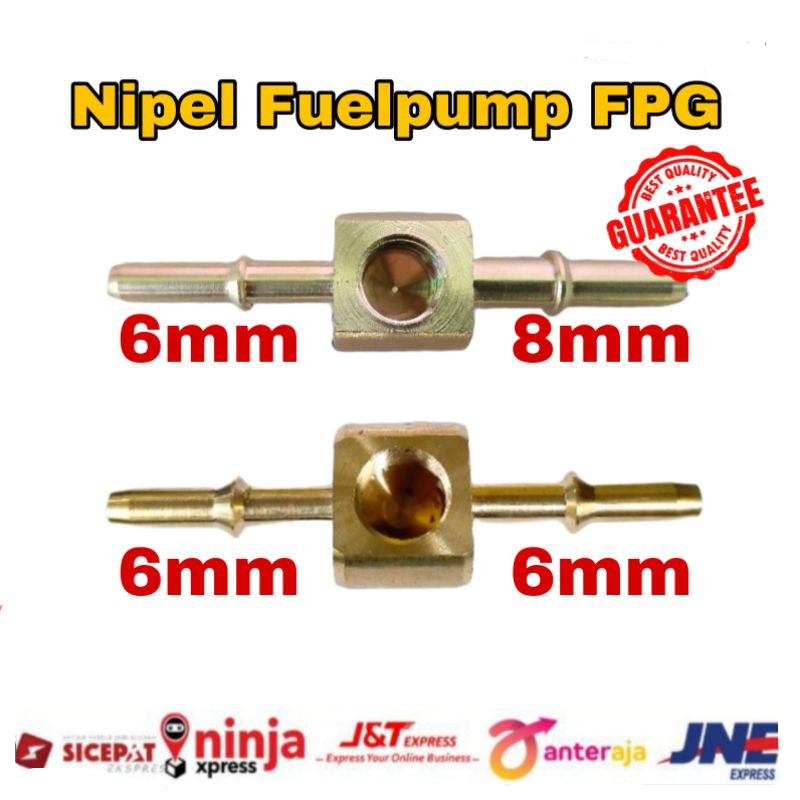 Jual nepel Kuningan pressure Fuelpump FPG Universal 6&8 mm dan 6&6 mm | Shopee Indonesia