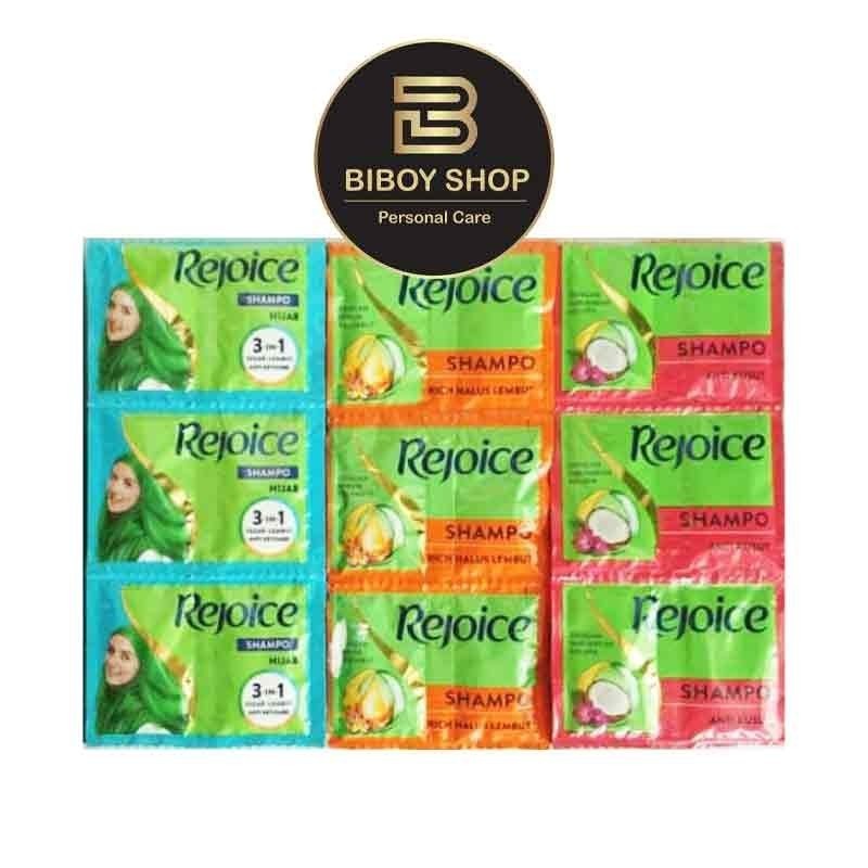 Jual SHAMPO REJOICE RICH 3 IN 1 RENCENGAN [12 SACHET X 10ML] RICH HALUS ...