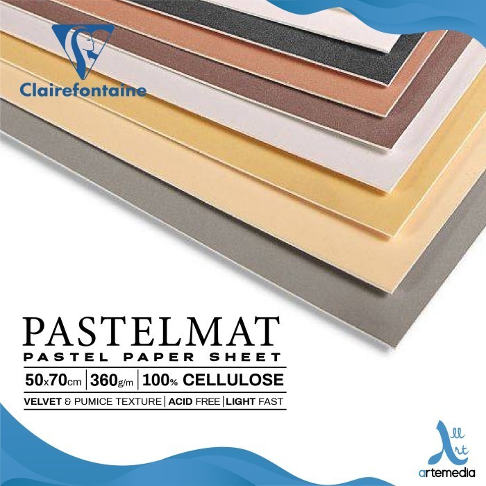 Jual Clairefontaine Pastelmat Paper Sheet 50x70cm – Premium Art Paper ...