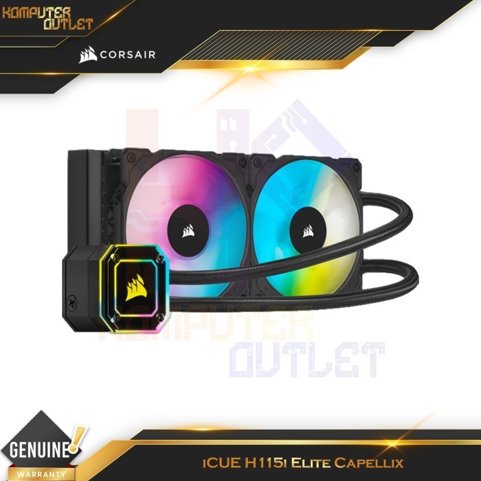 Jual Corsair iCUE H115i Elite Capellix - CPU Liquid Cooler Dual Fan ...