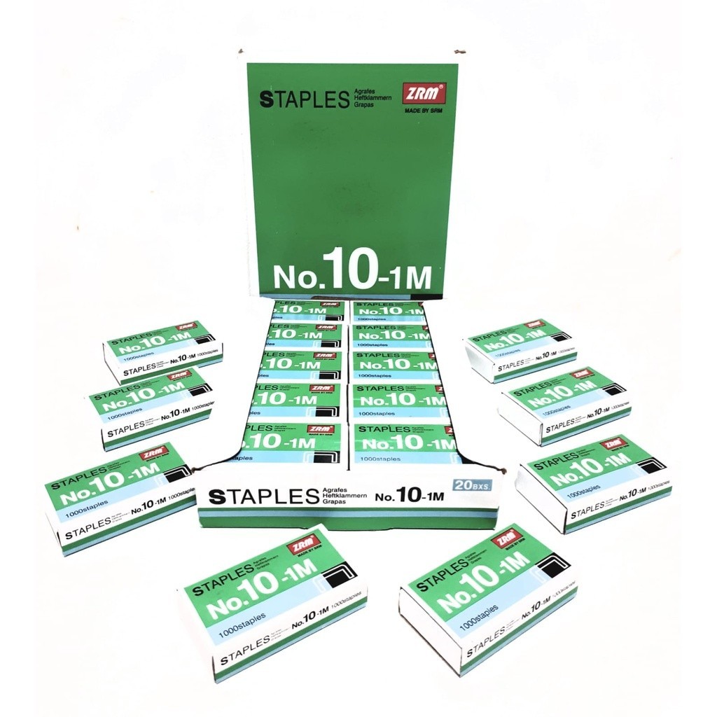 Jual Harga 1Packs/20Boxe ISI /Refill Staples ZRM No.10-1M | Shopee ...