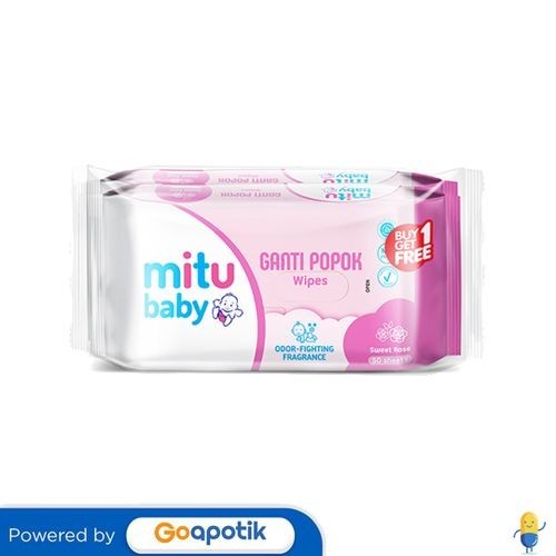 Jual Mitu Baby Wipes Pink Pack 50 Pcs (Promo Beli 1 Gratis 1) | Shopee ...