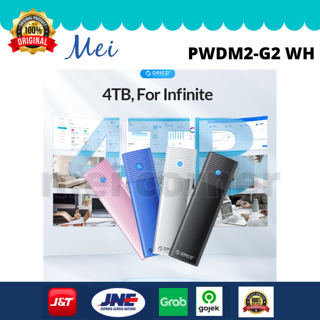 Jual ORICO M2 NVMe / M2 SATA NGFF / Dual Protocol Enclosure - PWM2 Series (MC) | Shopee Indonesia