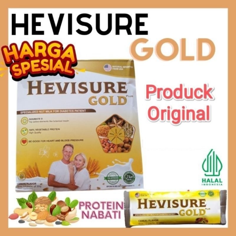 Jual HEVISURE GOLD MILK SUSU OBAT DIABETES KENCING MANIS INSULIN ...