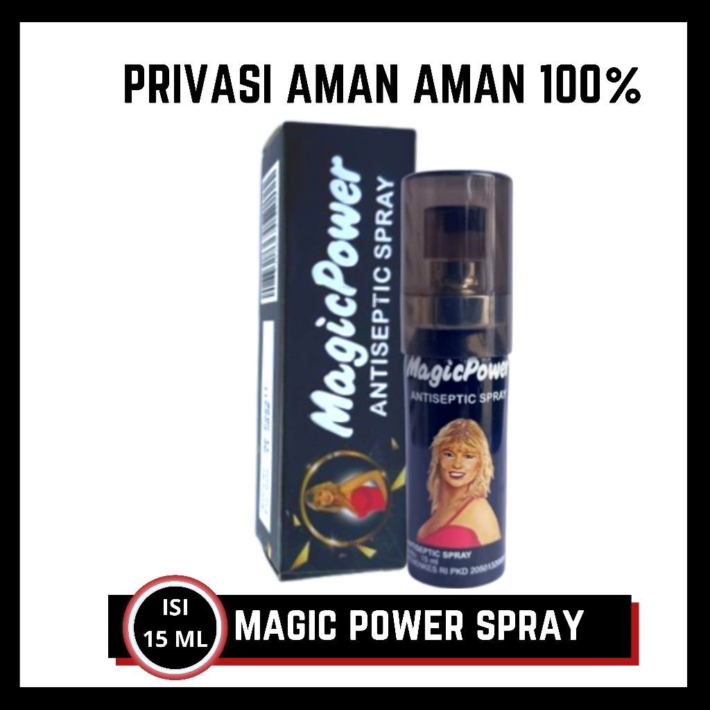 Jual Magic Power Spray 15 ml Botol Spray Stamina Tahan Lama Pria Dewasa ...