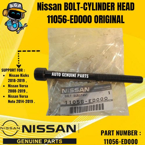Jual Nissan BOLT-CYLINDER HEAD 11056-ED000 ORIGINAL | Shopee Indonesia