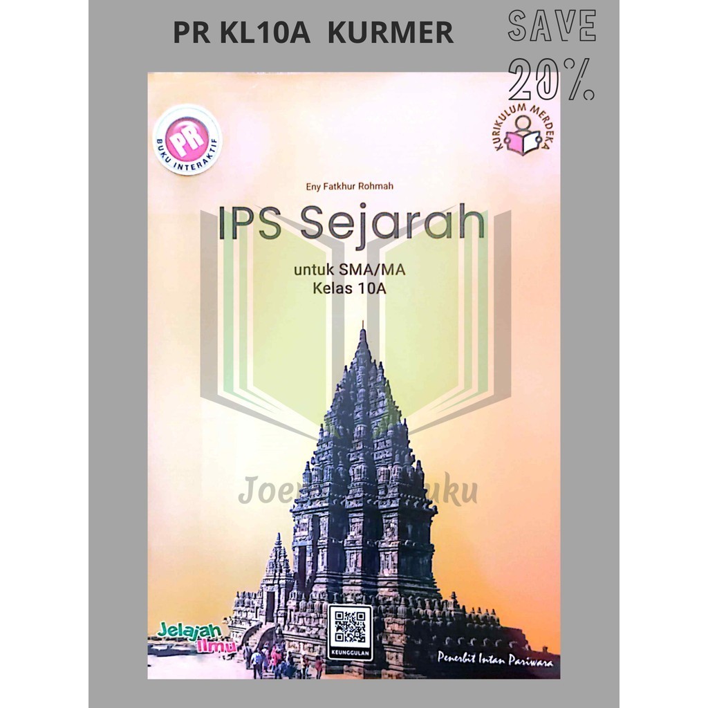 Jual Buku Pr/Lks Sejarah Kelas 10/X SMA/Ma Semester 1 Kurikulum Merdeka Intan pariwara TERBARU ...