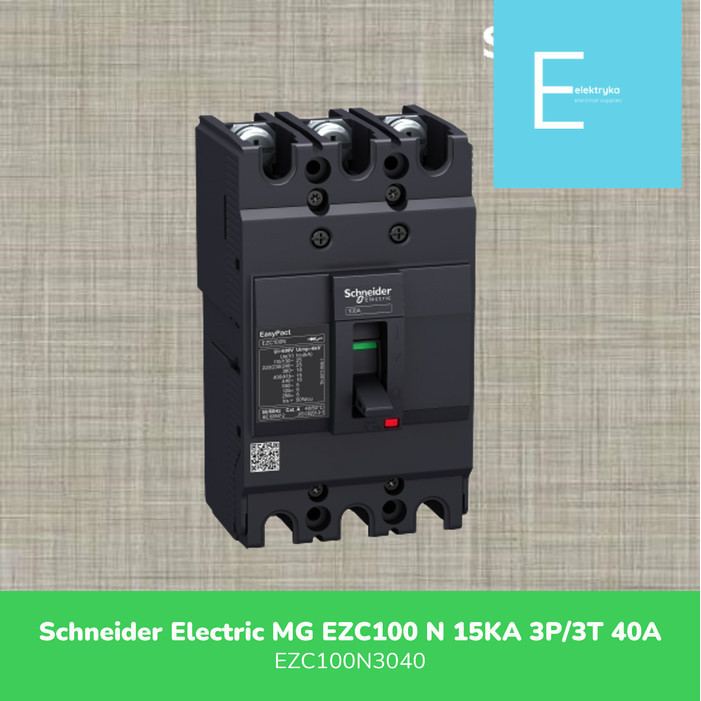 Jual Schneider Electric Easypact MCCB EZC100 N 15KA 3P/3T 40A-EZC100N3040 | Shopee Indonesia
