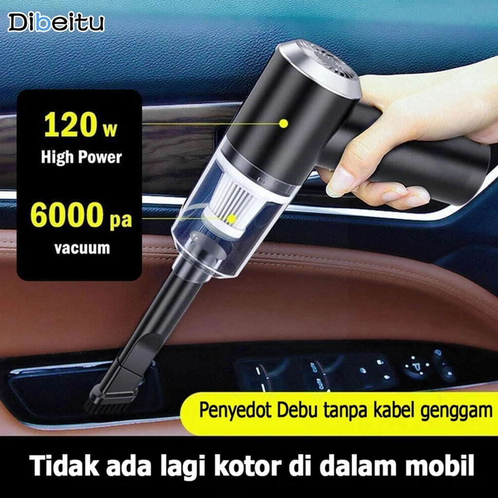 Jual Mobil vacum cleaner penyedot debu Portable vacuum cleaner Cordless ...