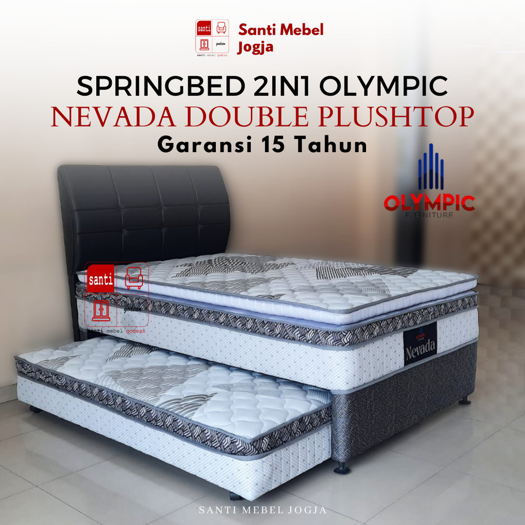 Jual Springbed Olympic 2in1 Nevada double plushtop garansi 15th ...
