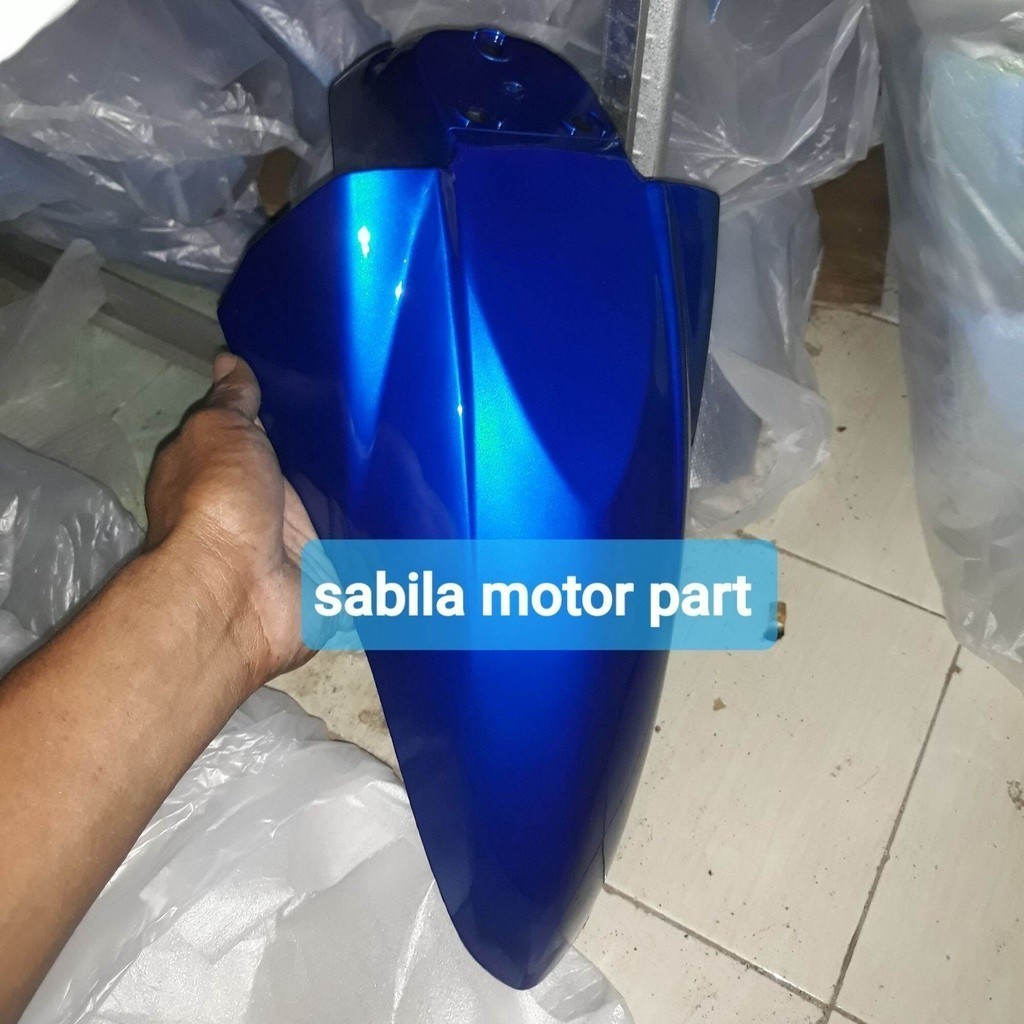 Jual spakbor depan yamaha mio soul 2007 warna biru | Shopee Indonesia