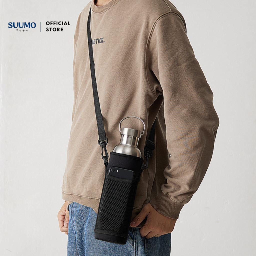 Jual Suumo Tas Tumbler Selempang Unisex/ Sarung Pelindung Botol Air ...