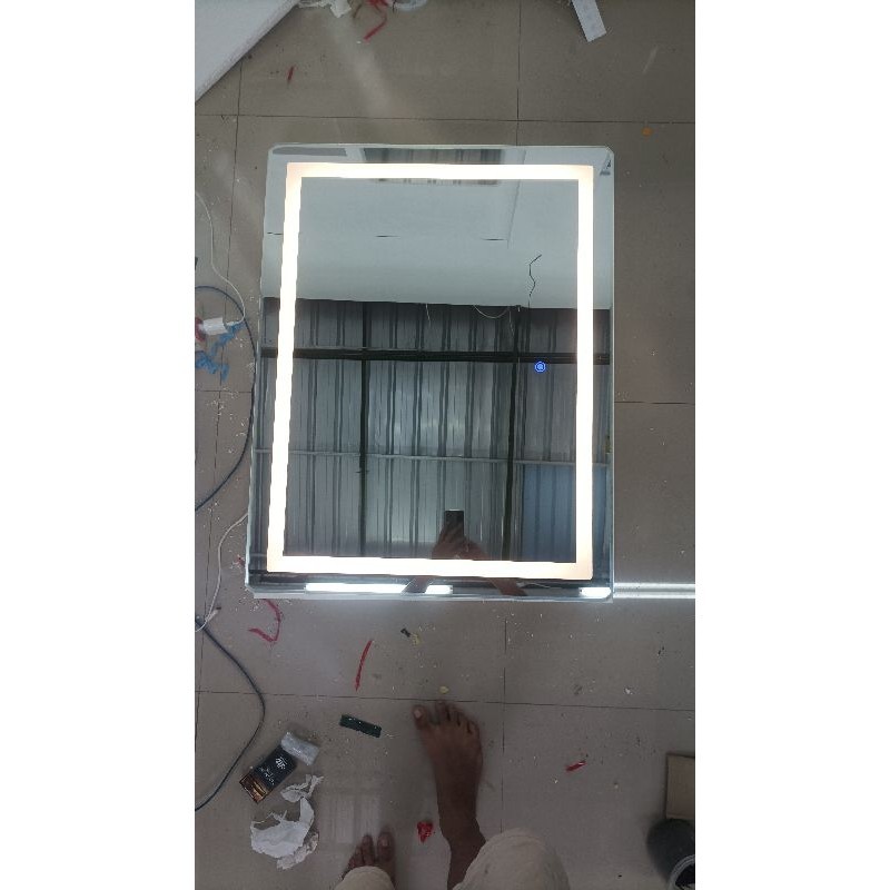 Jual cermin LED Touchscreen 60x85 | Cermin Rias | Cermin aesthetic ...