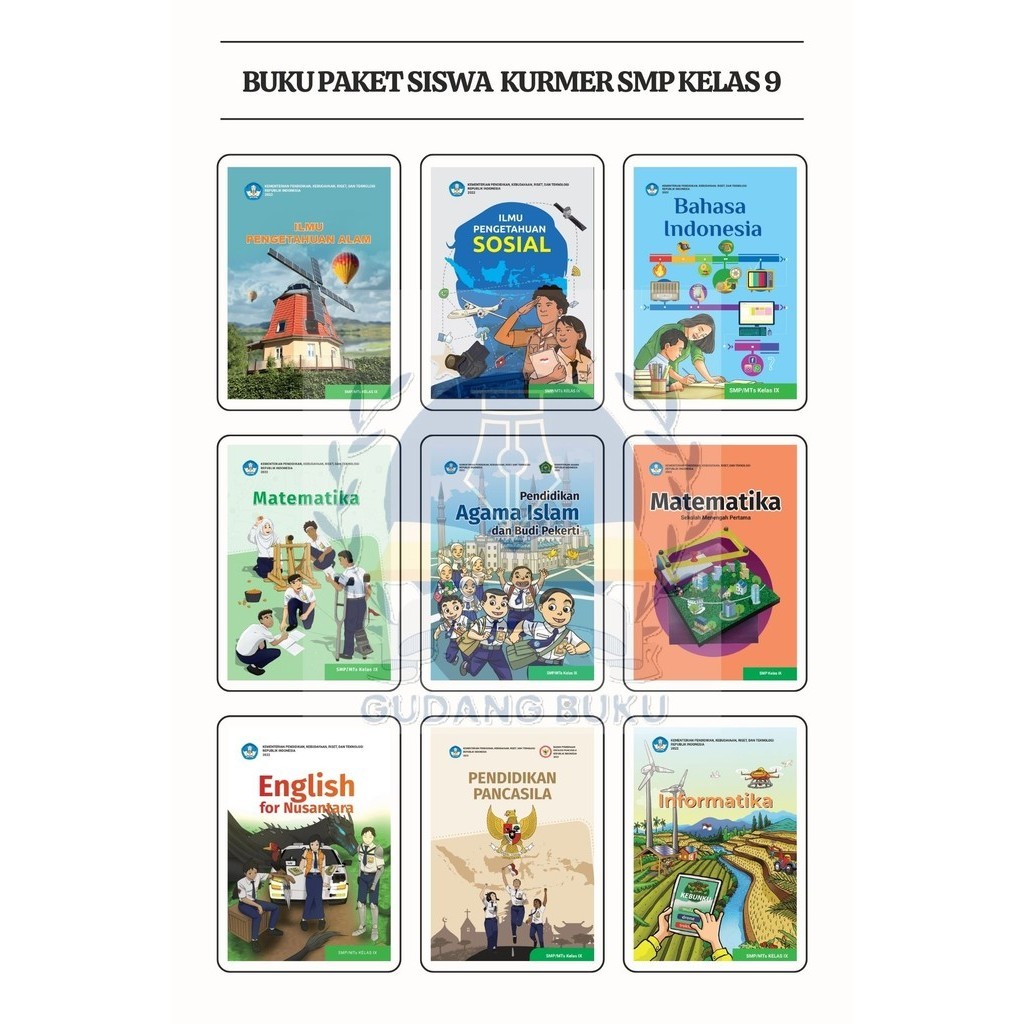 Jual Buku paket Kurmer SMP Kelas 9/IX Kemendikbud Kurikulum Merdeka Tahun 2024 Terbaru | Shopee ...