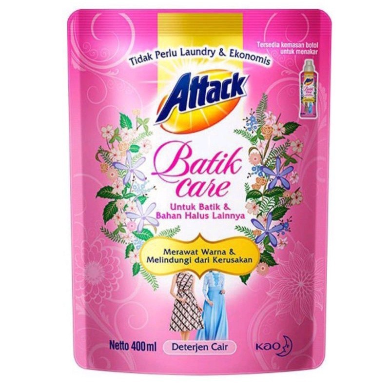 Jual ATTACK BATIK CARE POUCH 400ML | Shopee Indonesia