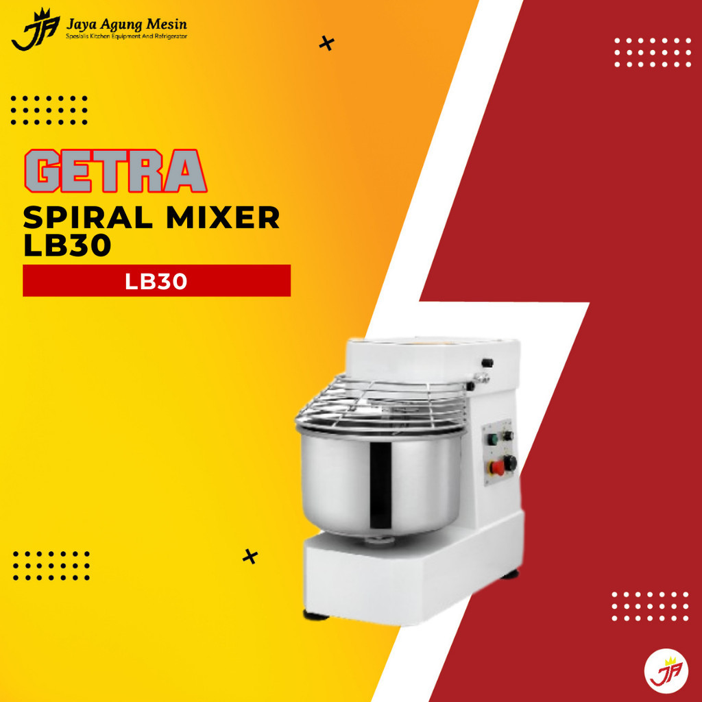 Jual Spiral Mixer Heavy Duty Getra LB30 /Getra LB 30/ Mixer Spiral 30 ...